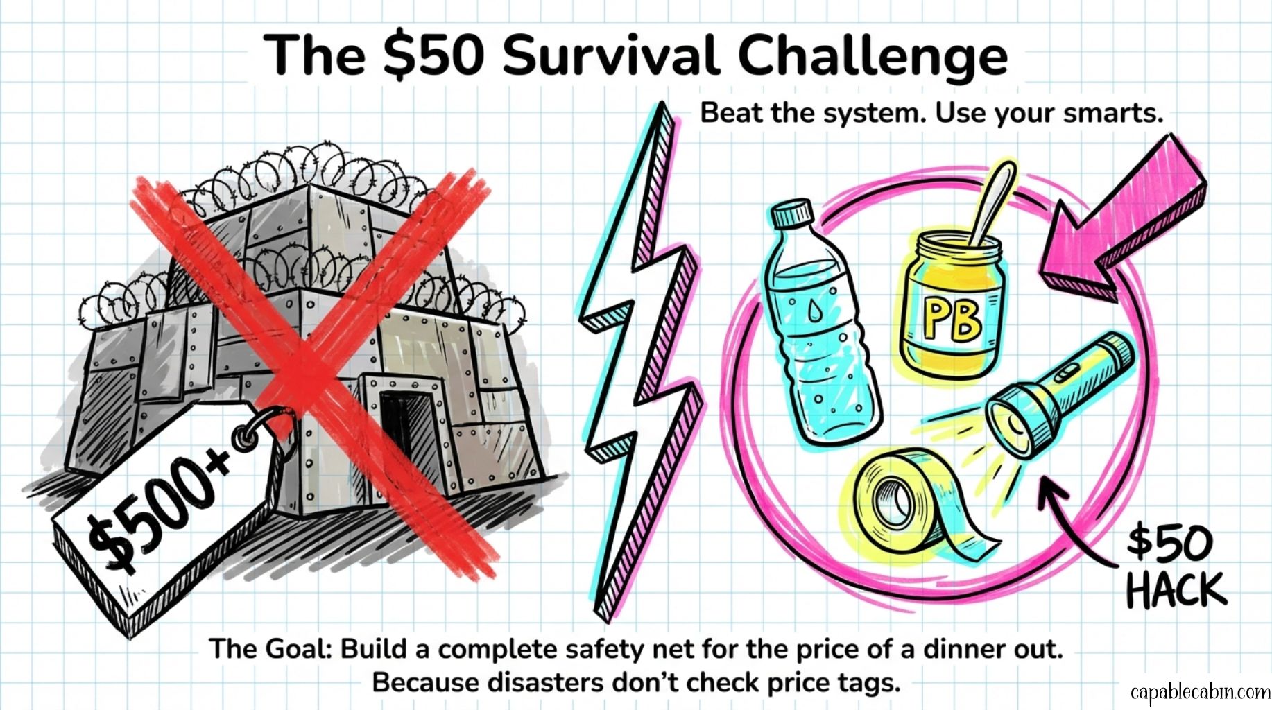 How to Build a $50 Emergency Kit That Works Better Than a $500 One ...